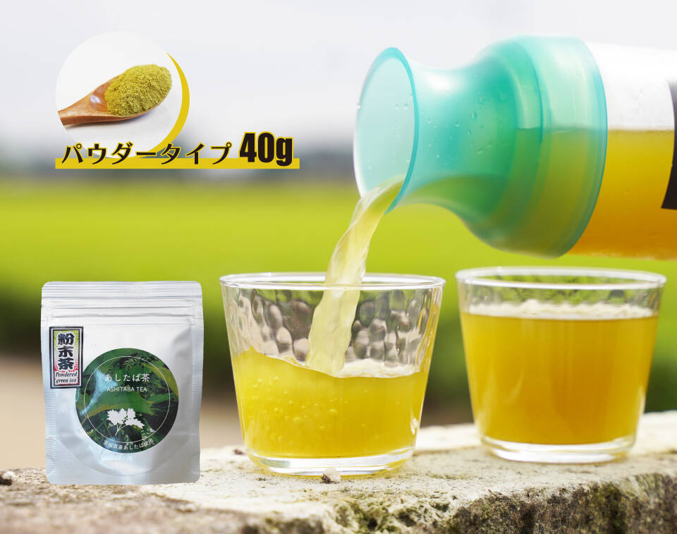 【新商品】あしたば茶／40g パウダー 日本古来の生薬 粉末茶 松田製茶 日本茶インストラクター監修 POD-006：茨城県産のその他お茶 ...