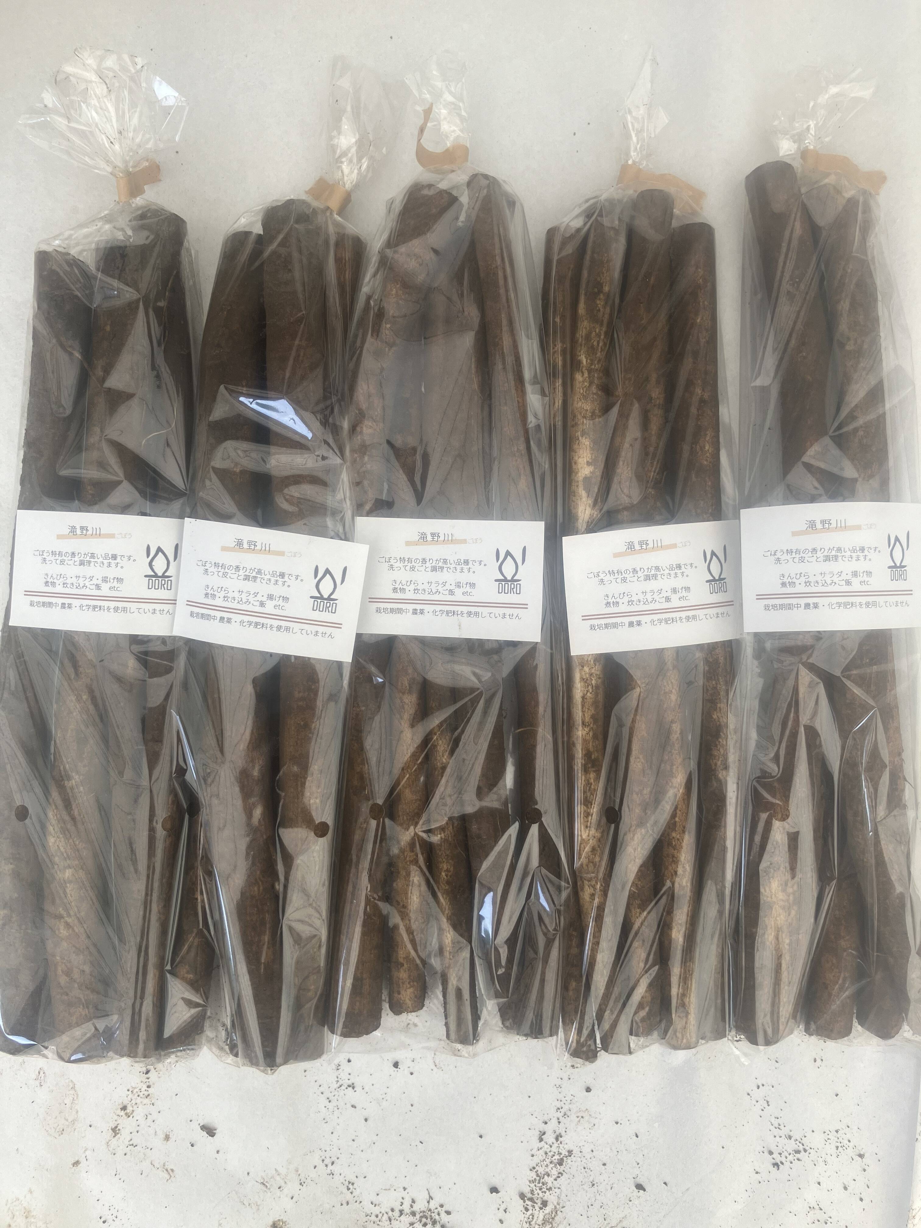 アク抜き不要！皮ごとゴボウ！300g×10p：山梨県産の滝野川ごぼう｜食べチョク｜産地直送(産直)お取り寄せ通販 - 農家・漁師から旬の食材を直送