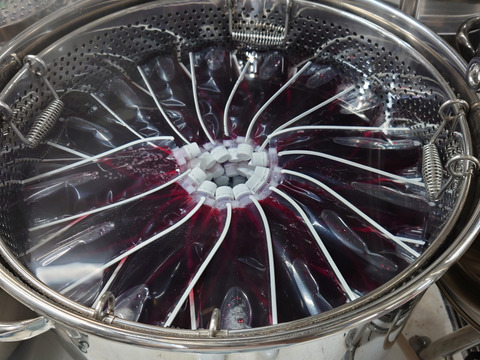 赤紫蘇シロップ6倍希釈215g(約180㎖)×5個：長野県産の野菜｜食べチョク｜産地直送(産直)お取り寄せ通販 - 農家・漁師から旬の食材を直送