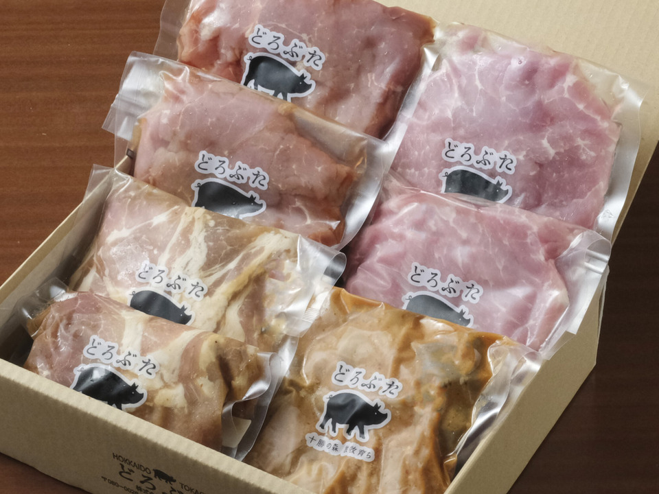 【焼肉カット済！BBQ用】十勝の森放牧豚どろぶたの漬け込み肉セット（1680g）：北海道産のその他豚肉｜食べチョク｜産地直送(産直)お取り寄せ通販 - 農家・漁師から旬の食材を直送