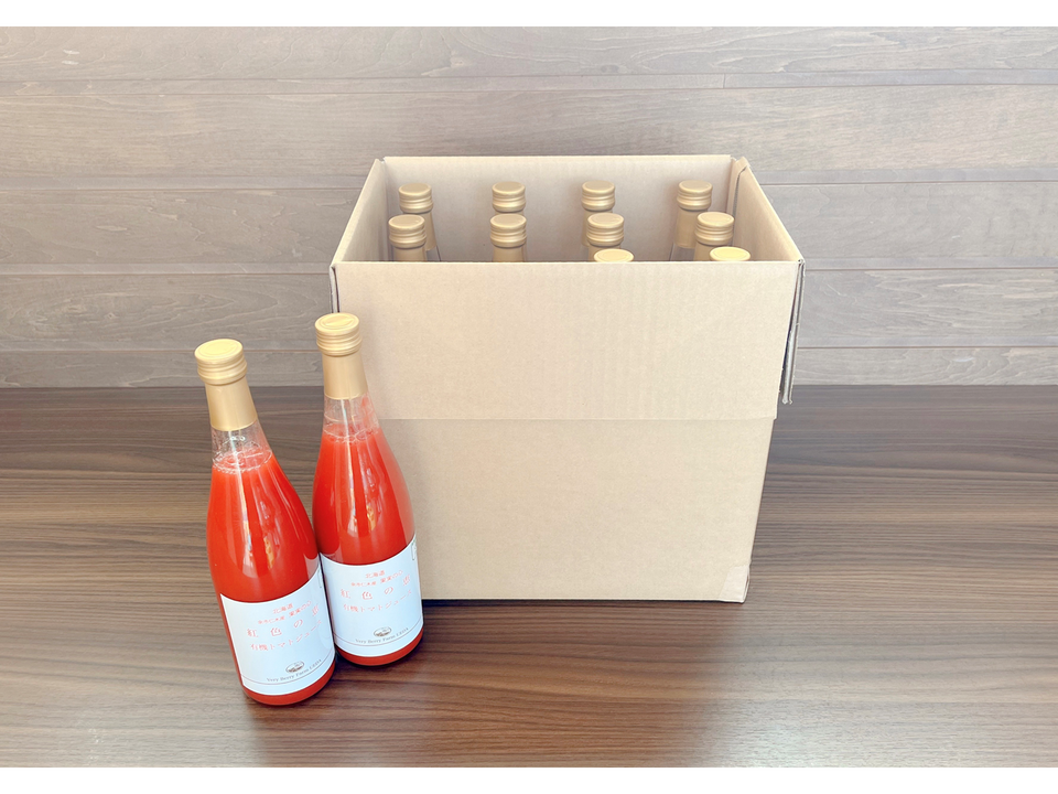 【有機JAS】濃厚！有機トマトジュース 紅色の恵 710ml×12本／甘みの強いミニトマト〈アイコ〉100％使用！：北海道産の果物｜食べチョク｜産地直送(産直)お取り寄せ通販 - 農家・漁師 ...