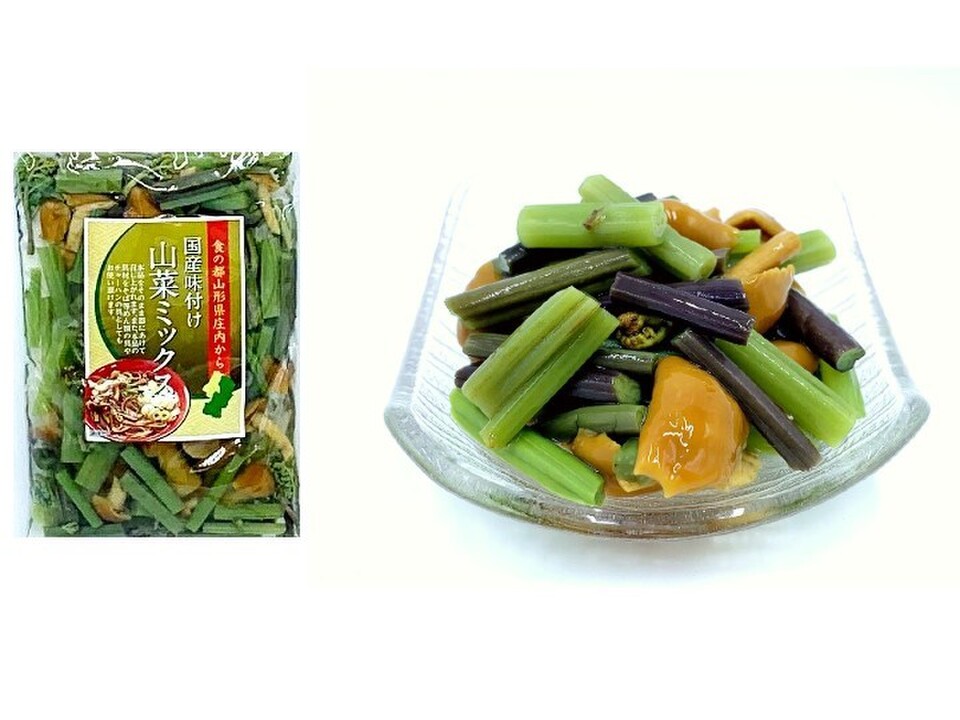 国産天然山菜 味付山菜ミックス210g×4袋：山形県産の加工品｜食べチョク｜産地直送(産直)お取り寄せ通販 - 農家・漁師から旬の食材を直送